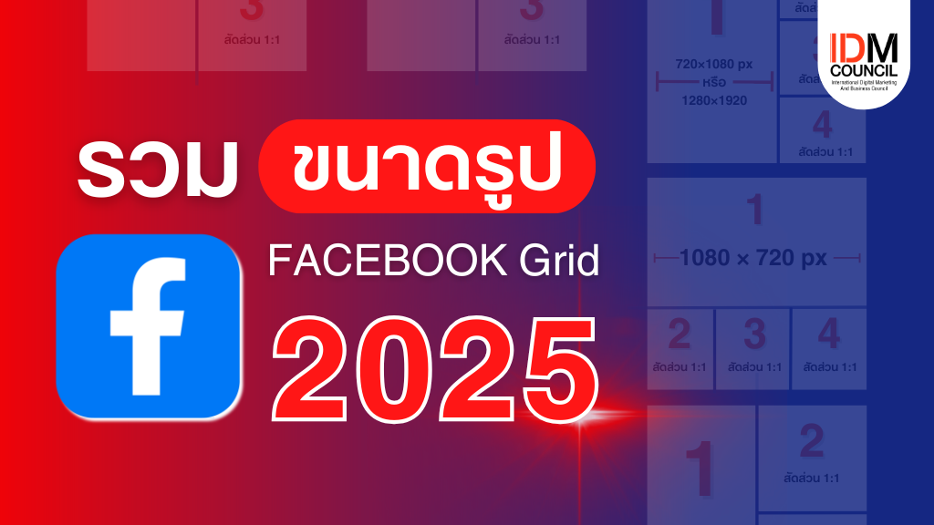 รวม ขนาดรูป Facebook 2025 ที่ไม่ควรพลาด